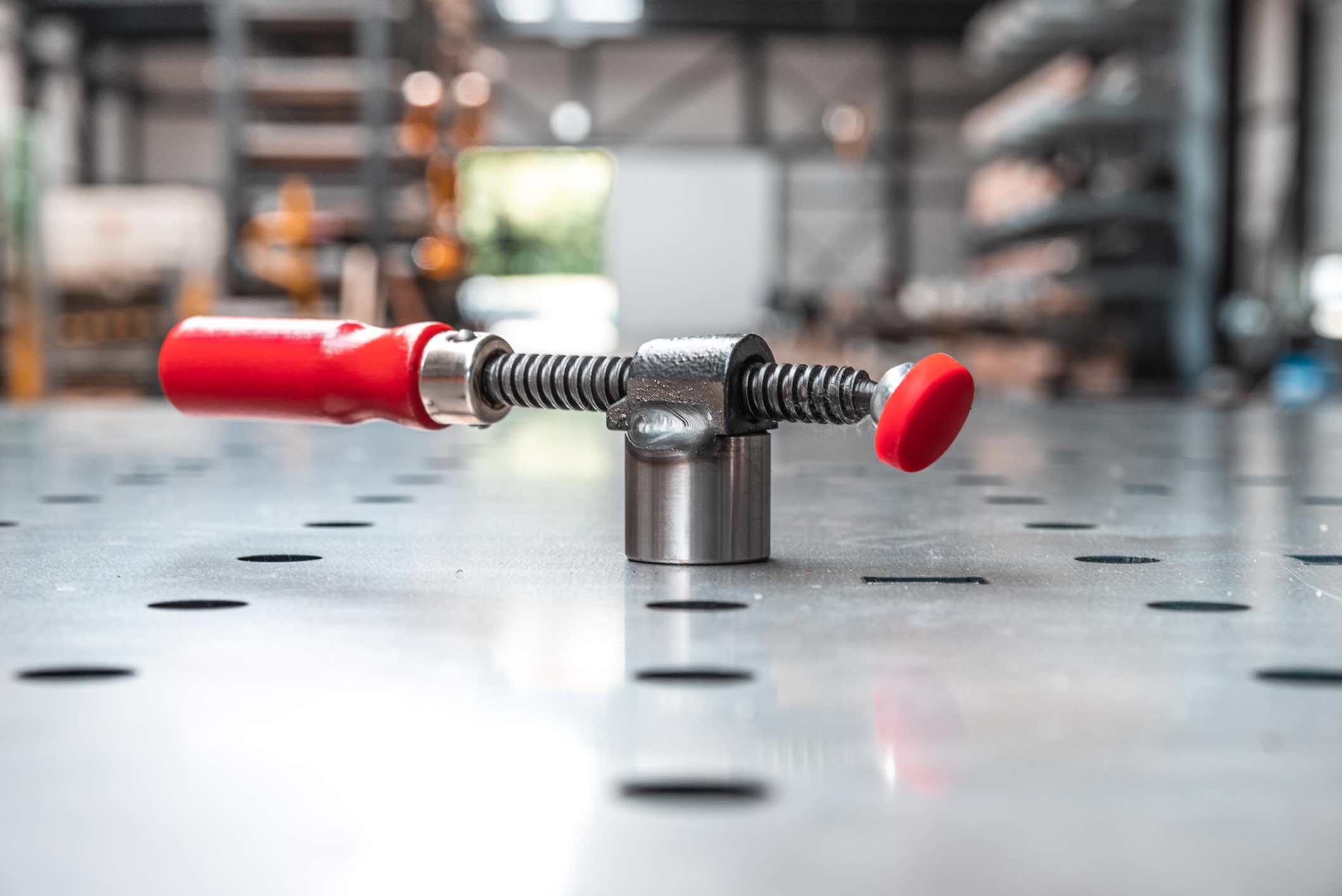 Sliding clamp - vostables - customised welding tables